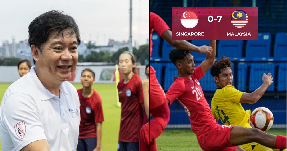 FAS PRESIDENT CHALLENGE S'PORE FAN TO COME OUT "FACE TO FACE" AFTER 7-0 LOSS TO M'SIA