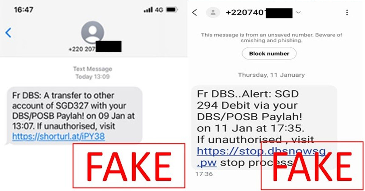 219 VICTIMS LOSE OVER $446,000 TO FAKE BANK SMS WITH PHISHING LINKS