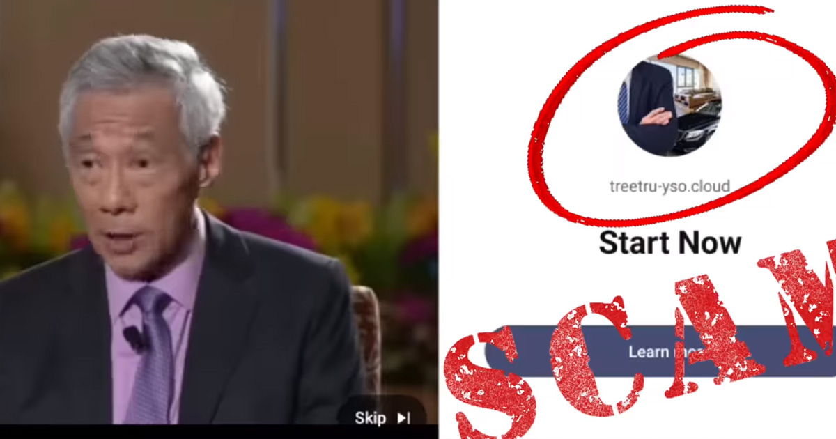 DEEPFAKE SCAMS OF FAMOUS PEOPLE IN S'PORE, EVEN ON YOUTUBE ADS.