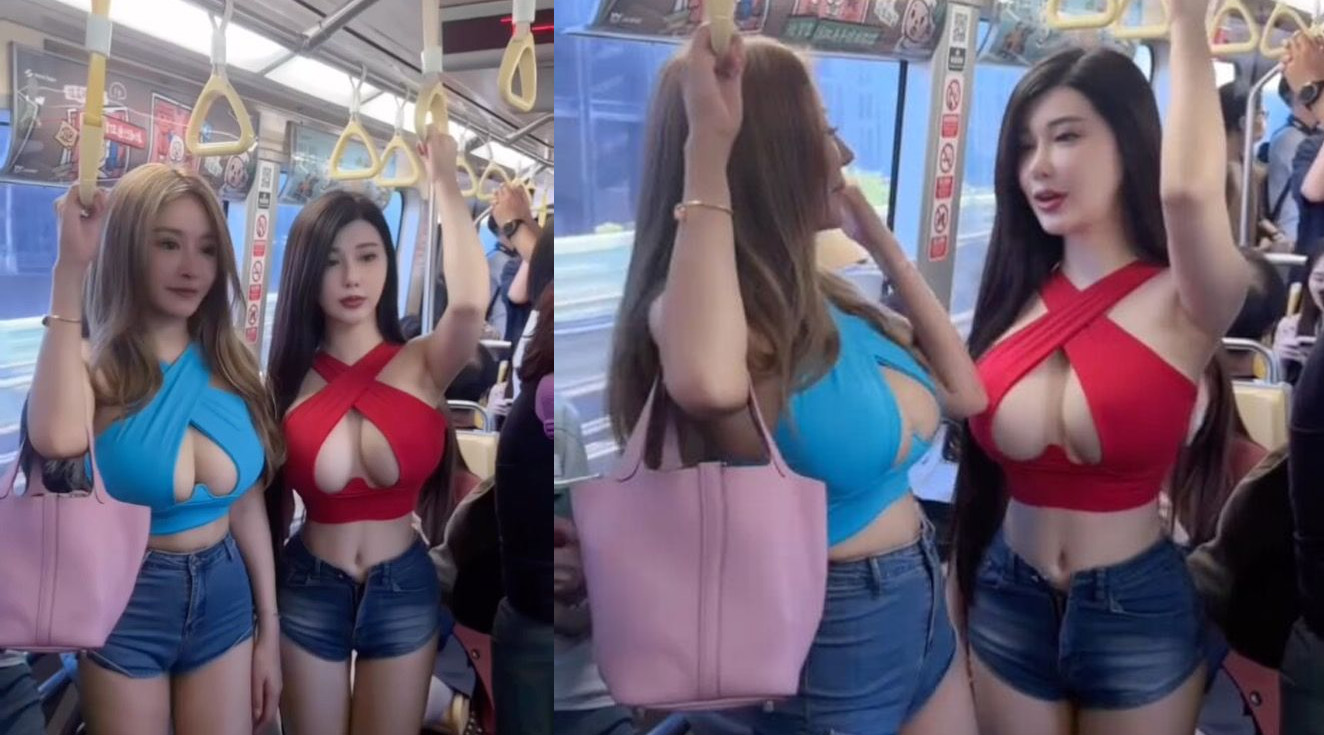 "Goddesses on the Taiwan MRT": Two Influencers Turn Heads with Daring Outfits