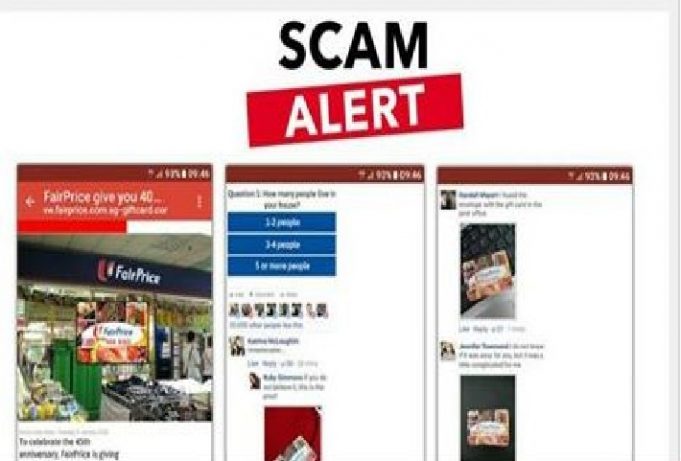 BEWARE OF NTUC ONLINE SCAM! PLEASE HELP TO SHARE TO INFORM YOUR FRIENDS ...