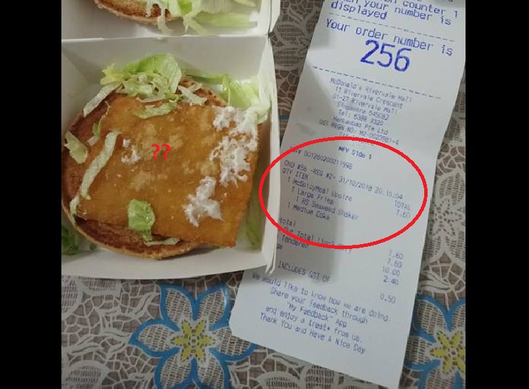 ORDER MCSPICY GET FILET-O-FISH PATTY?