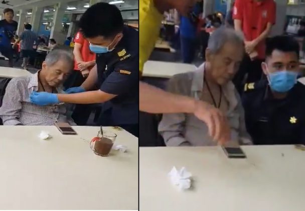 UNCLE LEGS CANT MOVE LOOK VERY UNWELL. DO YOU KNOW HIM?