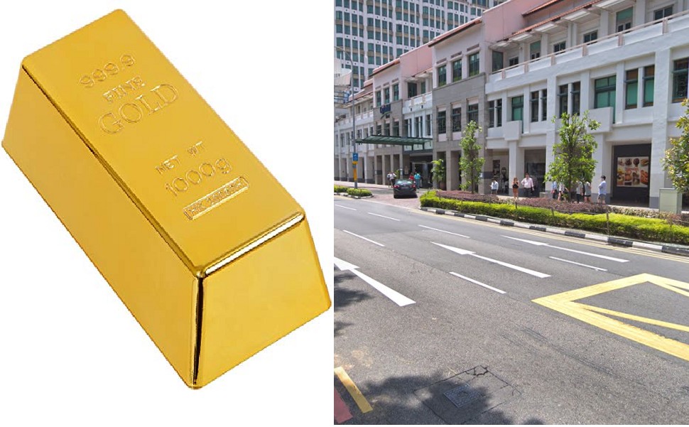 THIEVING COUPLE CAUGHT FOR STEALING GOLD BAR