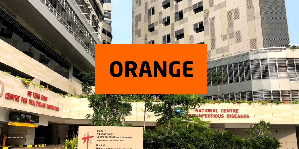 SINGAPORE RAISE DORSCON LEVEL TO ORANGE, SCHOOLS AND WORKPLACES AFFECTED