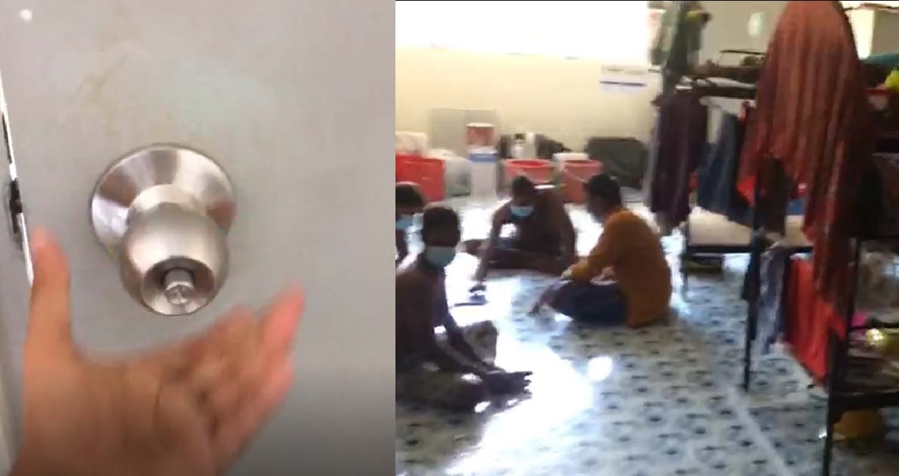 21 WORKERS LOCKED IN 1 ROOM AT TUAS, WORKERS ABUSED BY DORM MANAGEMENT