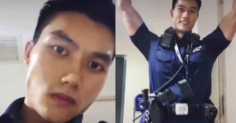POLICE OFFICER DANCING TO TIK TOK MUSIC DURING HIS BREAK