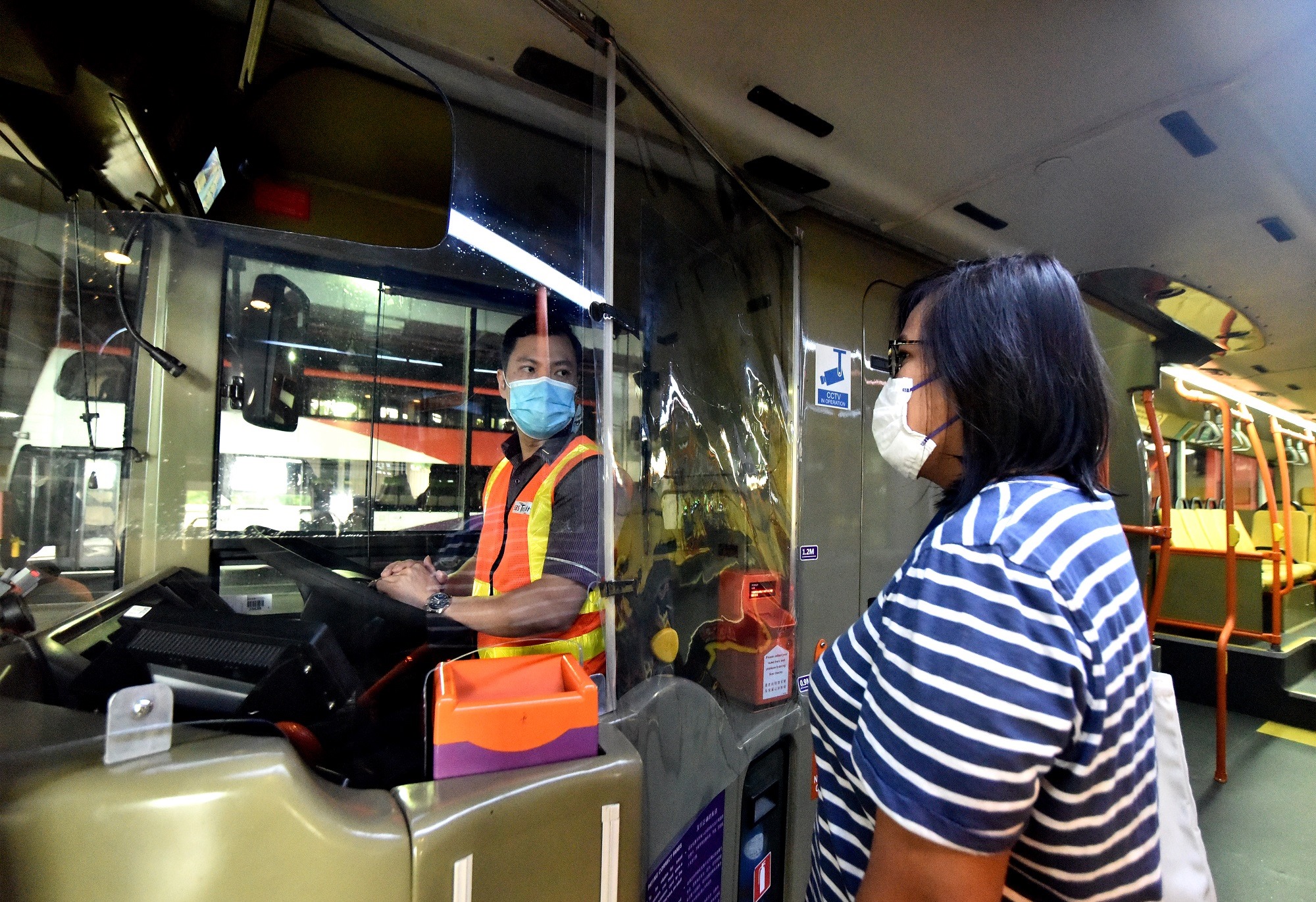 SBS TRANSIT BEGINS TRIALS TO PROTECT BUS DRIVERS WITH PROTECTIVE SHIELDS
