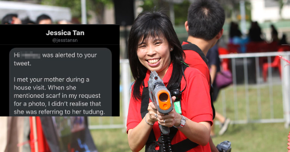PAP'S JESSICA TAN APOLOGIZES. ASKED RESIDENT TO TAKE PICTURE W/O TUDUNG