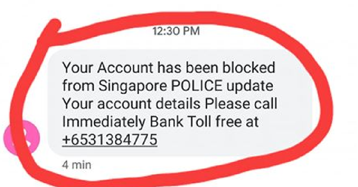 SCAMMER ALLEGEDLY SPOOFED DBS NUMBER TO SCAM S'POREAN
