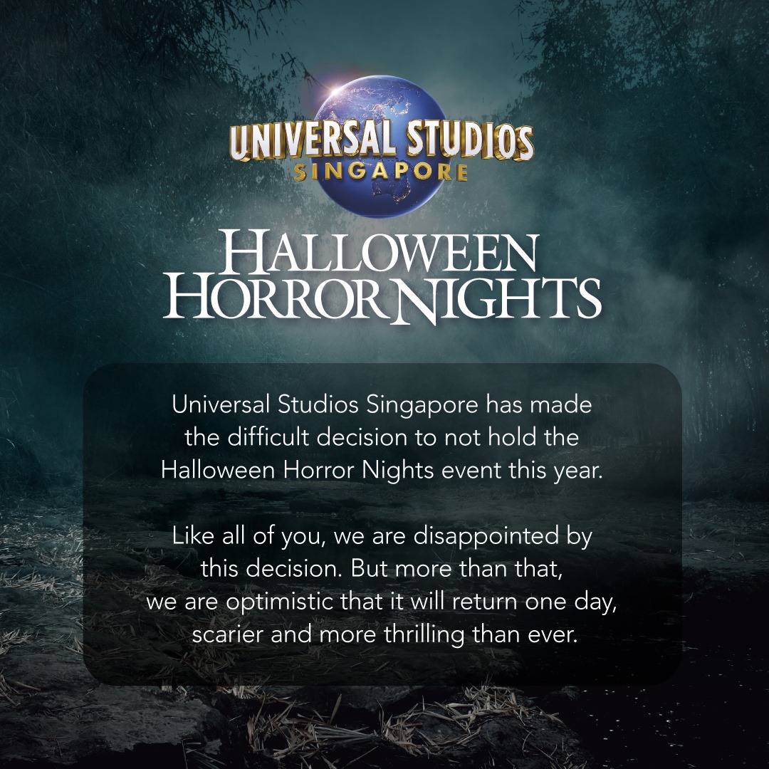 RWS ANNOUNCES CANCELLATION OF HALLOWEEN HORROR NIGHTS 2020