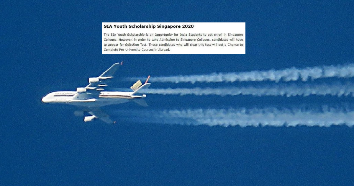 SIA GIVE SCHOLARSHIP TO 'INDIAN' ONLY TRAINEE PILOTS BUT 2000 STAFF ...
