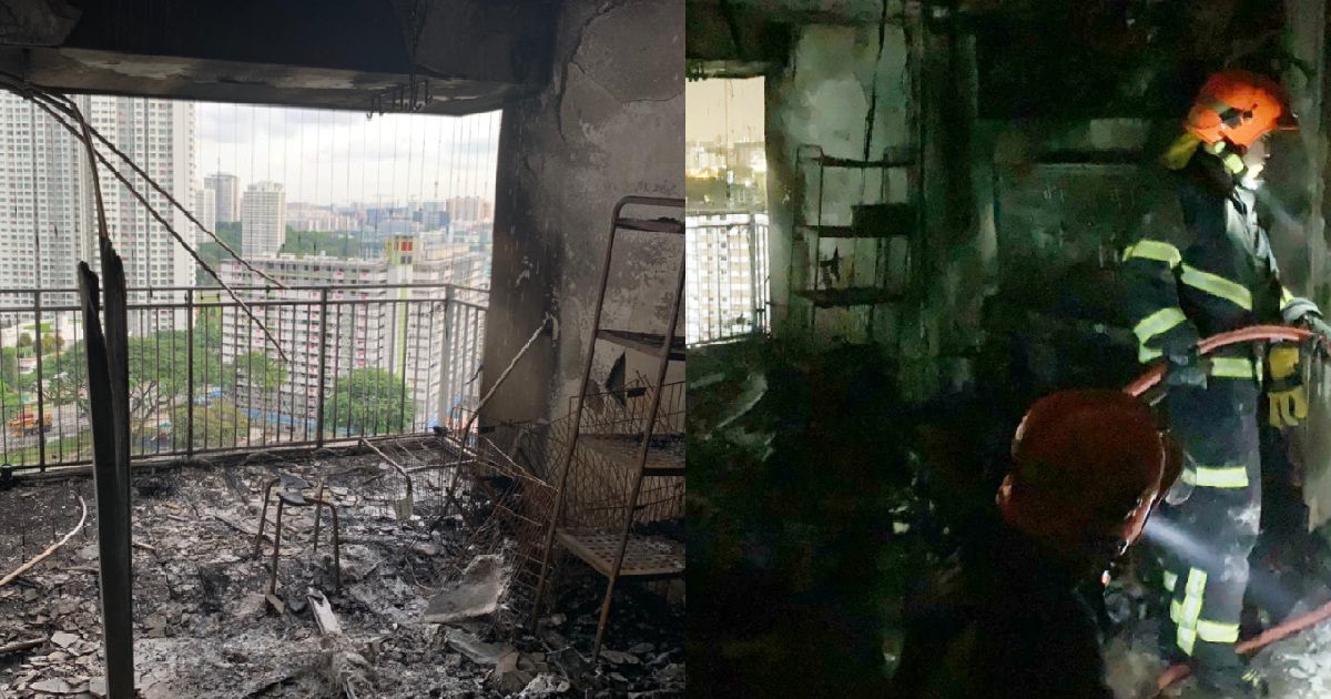 SCDF FACED PROBLEMS FIGHTING TOA PAYOH FIRE, WET RISER SPOILT, COULDN'T ...