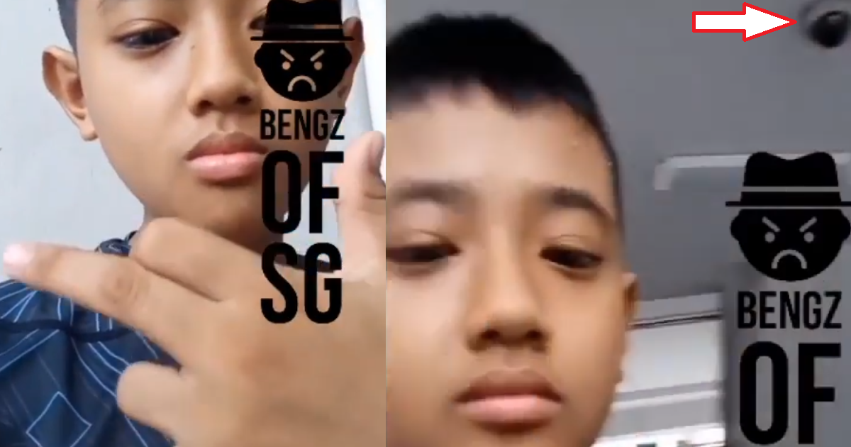 DUMB YP SHOW 369 GANG SIGN. DIDN'T KNOW POLICE CCTV ON TOP OF HIM