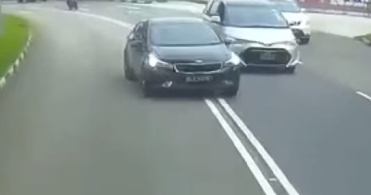 DRIVER DROVE AGAINST TRAFFIC, ALMOST CREATES MULTIPLE ACCIDENT