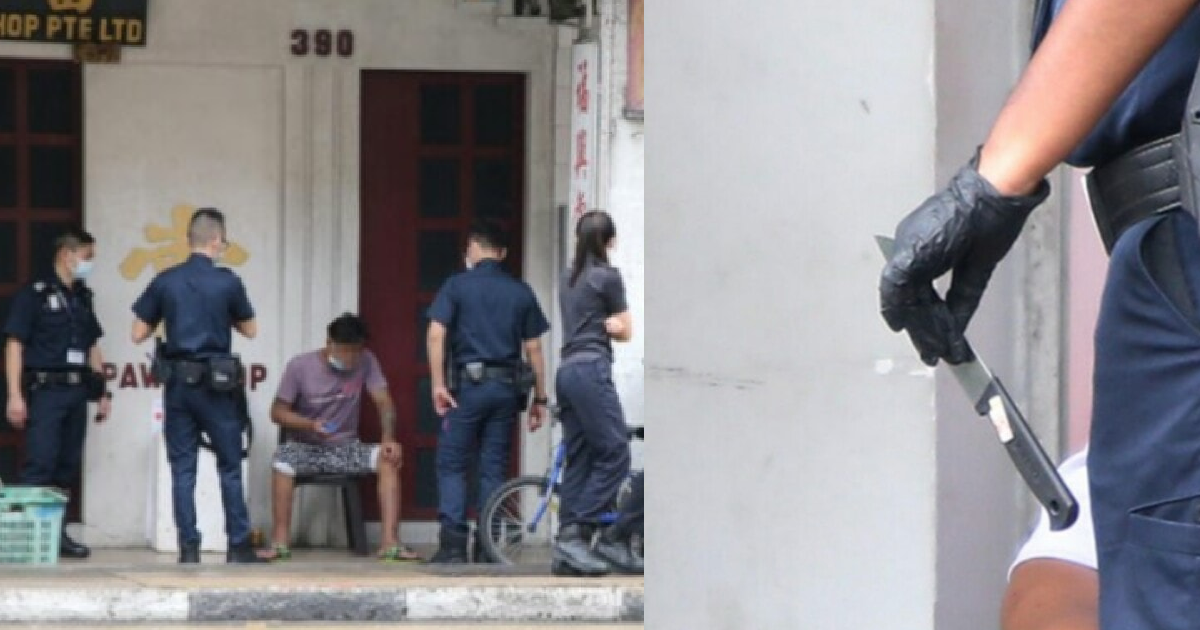 MAN ARRESTED AFTER RUNNING CRAZILY WITH KNIFE IN HAND TO SEARCH FOR MAN ...