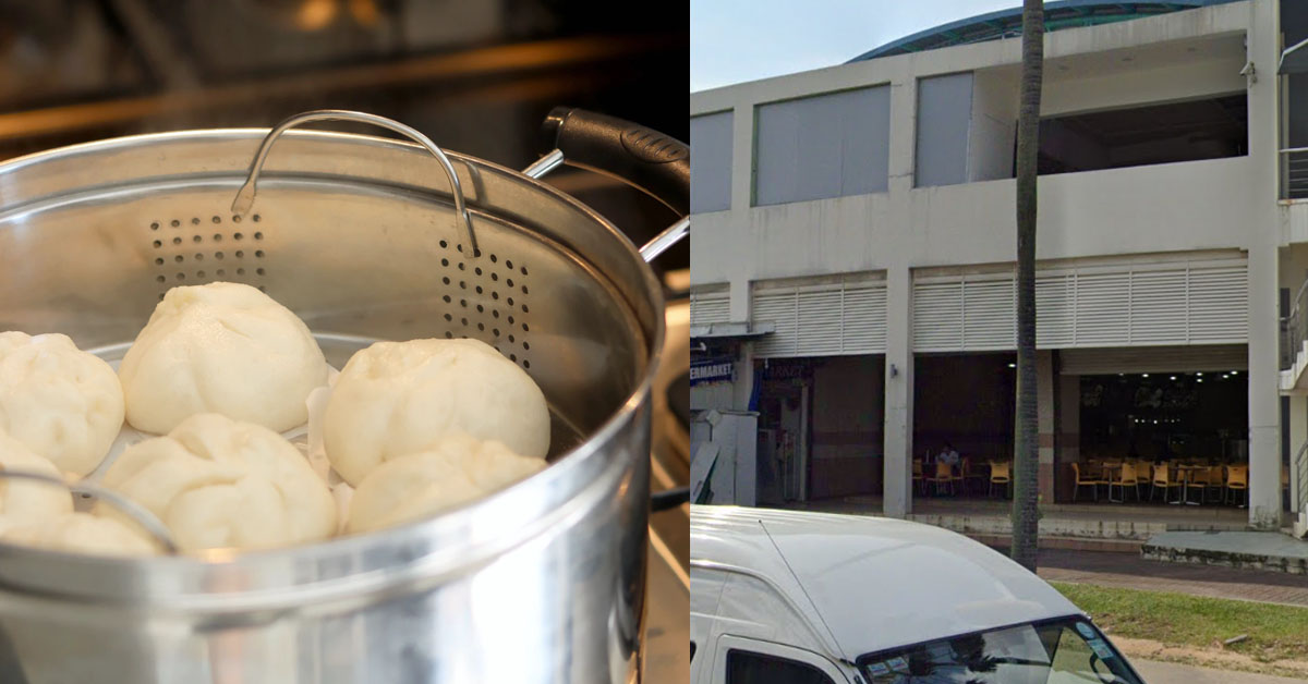 BAO DROP ON FLOOR, BAO SHOP SAY NEVERMIND STILL CAN SELL