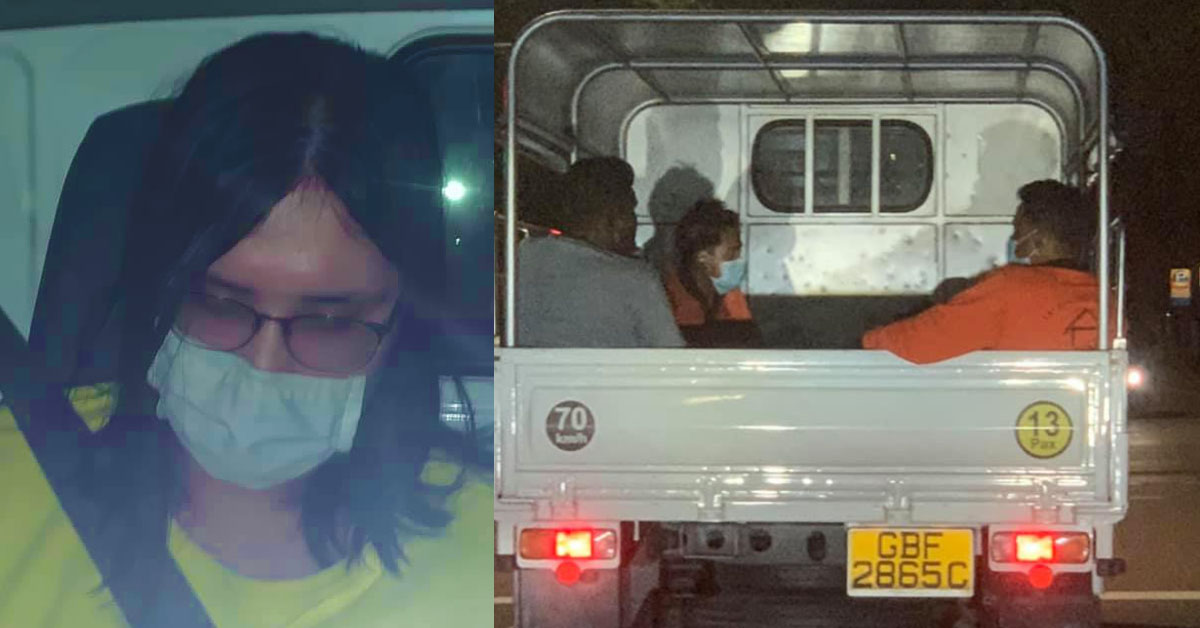 LORRY DRIVER GIVE MIDDLE FINGER AFTER SPEEDING ON LANE 1 OF PIE