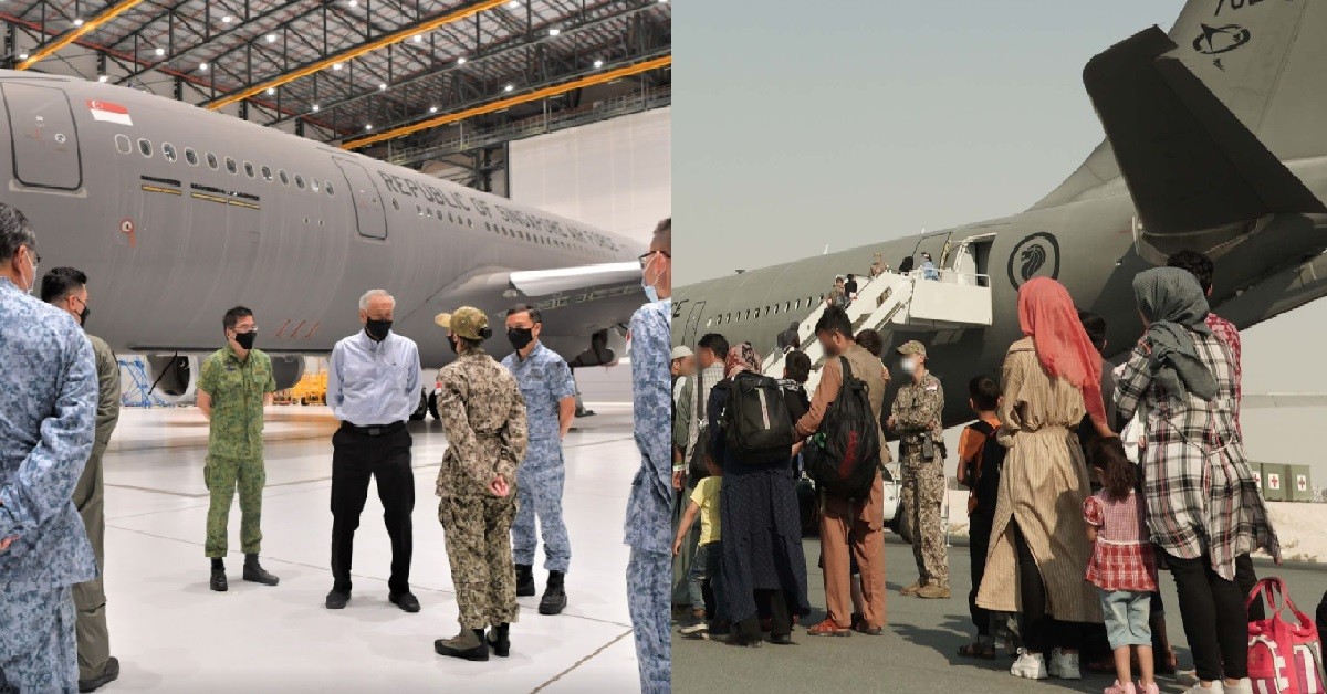 RSAF PLANE SUCCESSFULLY EVACUATED 149 PEOPLE FROM AFGHANISTAN TO GERMANY