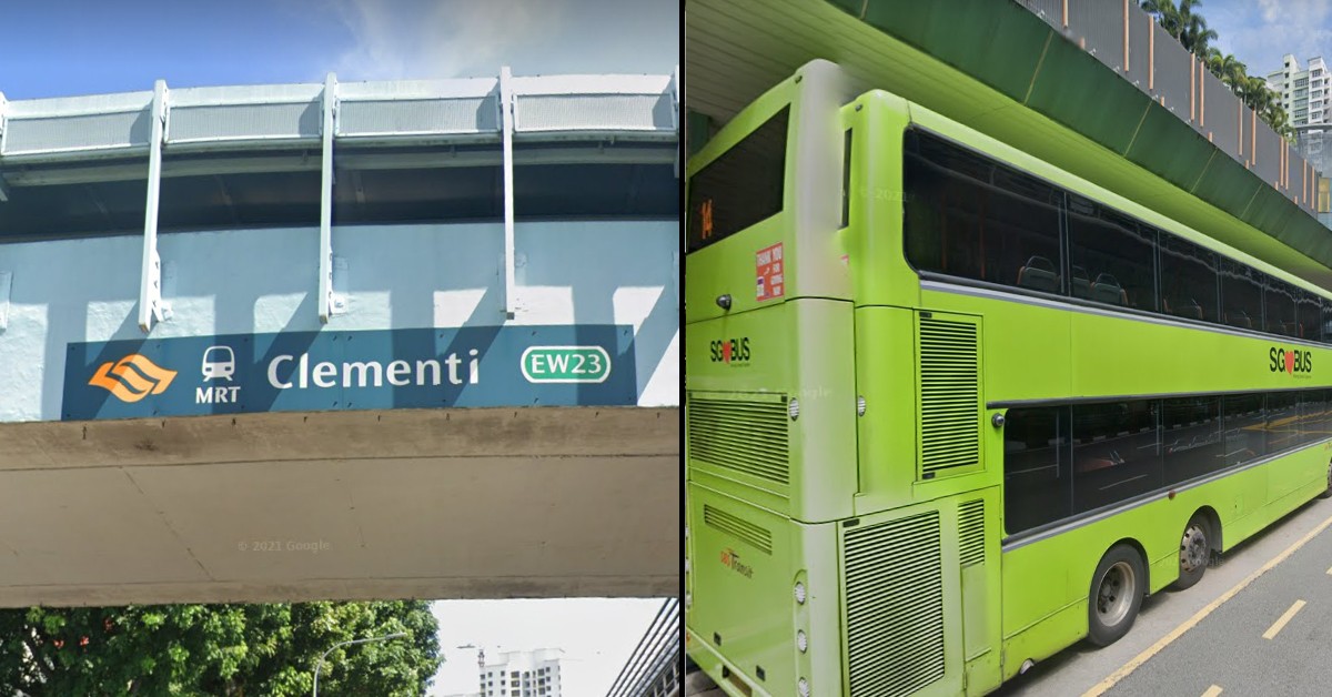 BUS DRIVER ALLEDELLY CLOSE DOOR ON LADY'S HAND CAUSING INJURY @ CLEMENTI