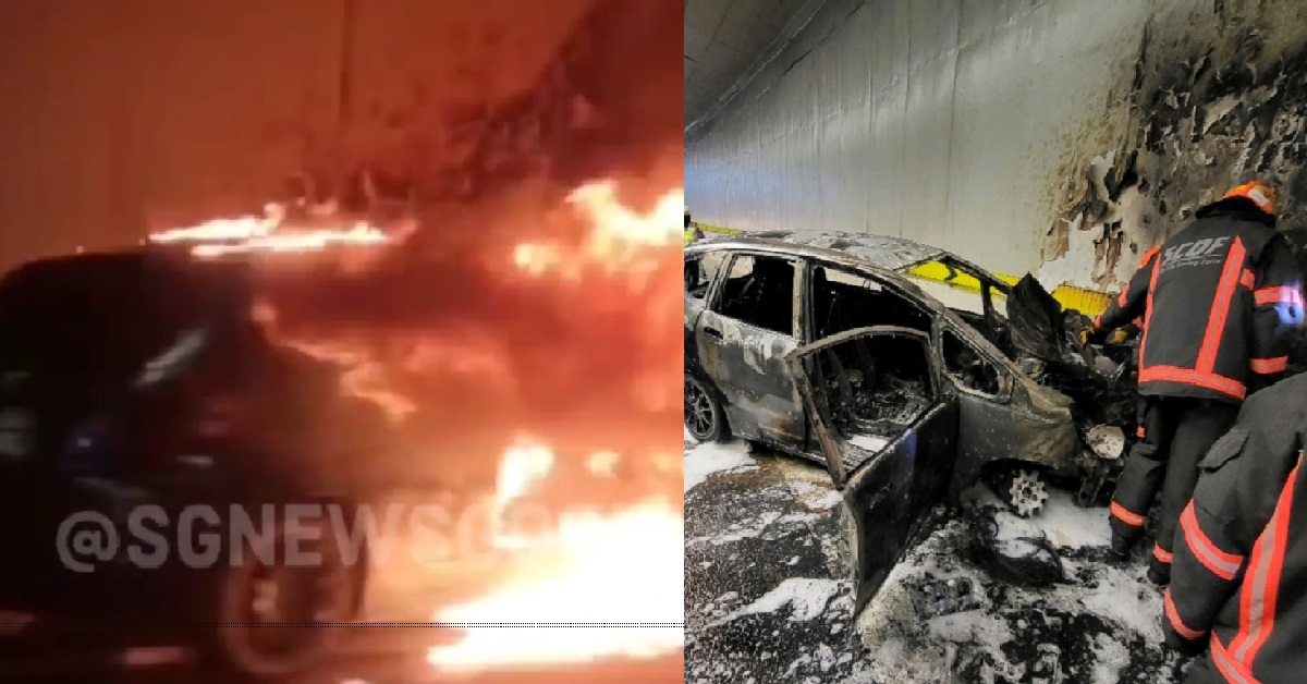 DUO RESCUED DRIVER FROM CRASHED CAR BEFORE IT BURST INTO FLAMES