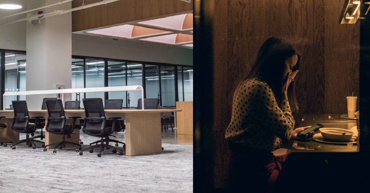 LONELY OFFICE WORKER JOINED NEW COMPANY, NO ONE TALKS TO HER FOR 9 MONTHS