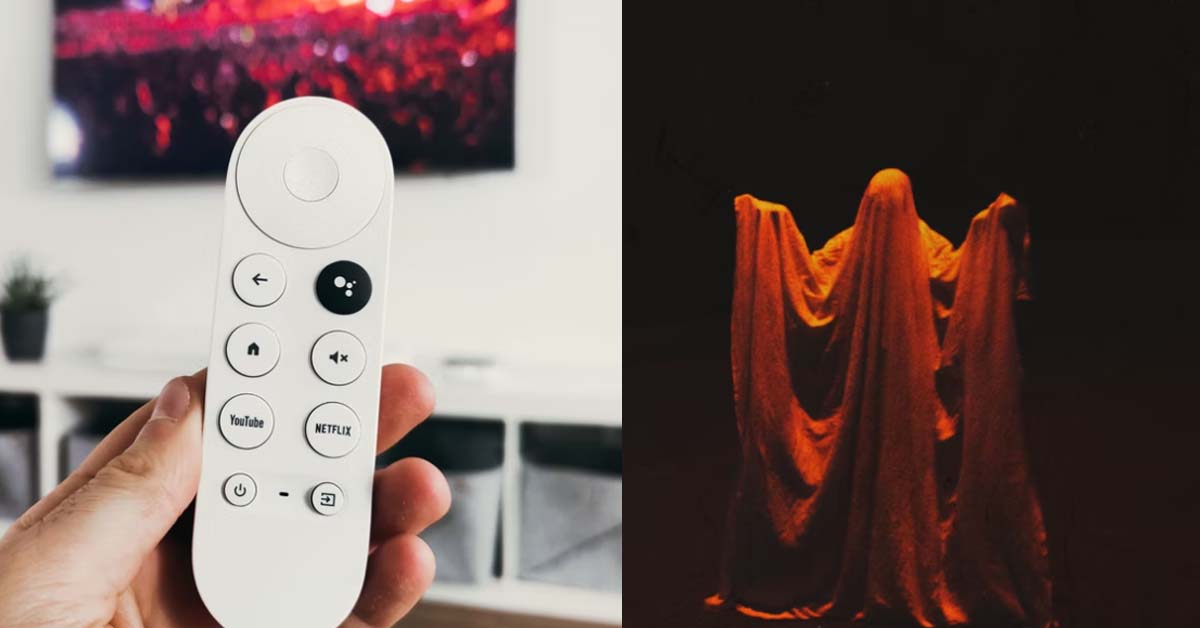 GUY CHANGES TO BELIEVER OF GHOST AFTER TV SUDDENLY SWITCHES ON