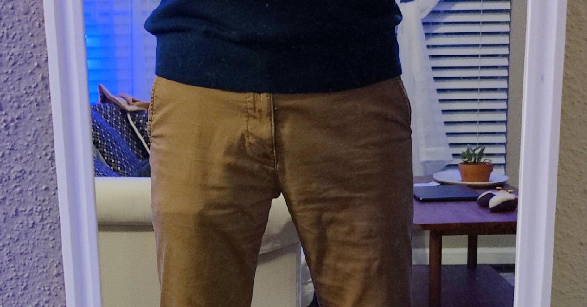 GUY WITH A HUGE "BULGE" TOLD BY BOSS TO WEAR NORMAL PANTS TO WORK