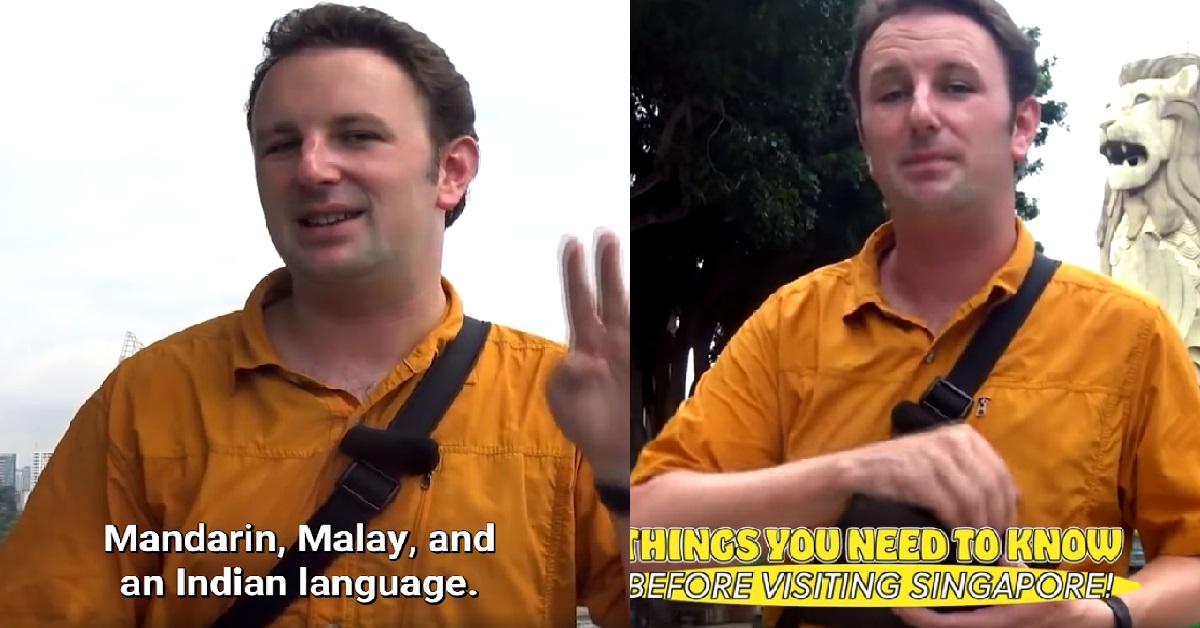 ANG MOH TRAVEL YOUTUBER CRITICISED FOR WRONG INFO ABOUT S'PORE