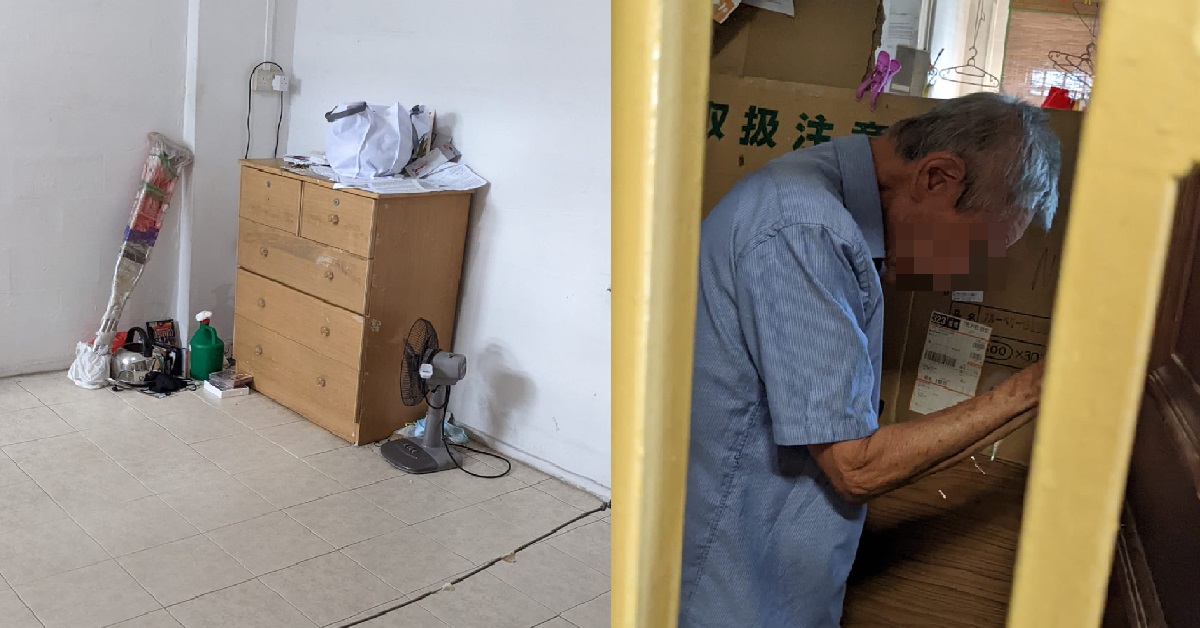 ELDERLY MAN LIVES ALONE IN BARE HOUSE WITH NO FURNITURE, NO FOOD