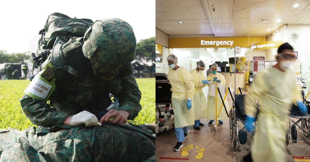 SAF SENDING MEDICS TO SUPPORT HOSPITALS WITH MANPOWER SHORTAGE