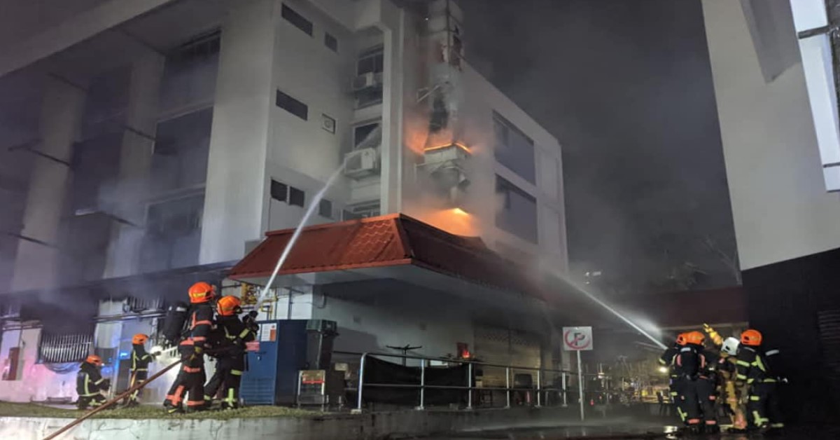 DON'T CLUTTER STAIRCASE LANDING WITH HOUSEHOLD ITEMS FOR FIRE SAFETY