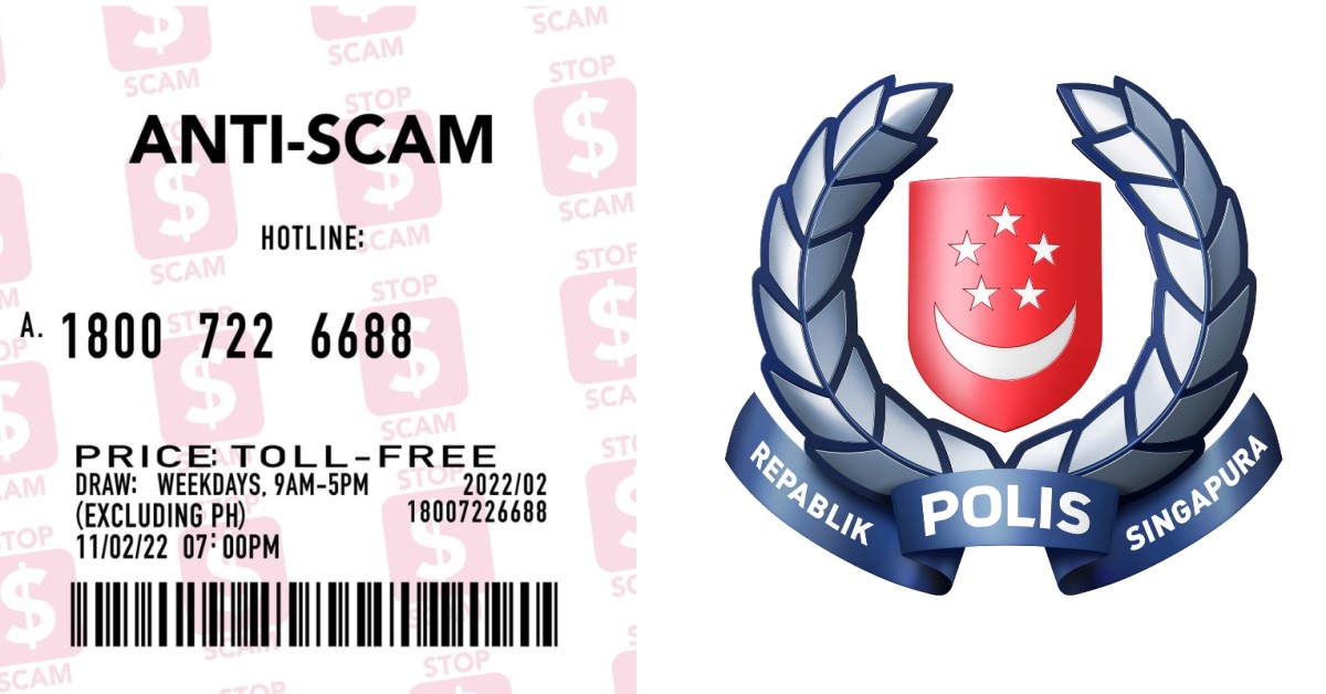 SPF GIVE 'TOTO TICKET' NUMBERS FOR ANTI-SCAM ADVISORY