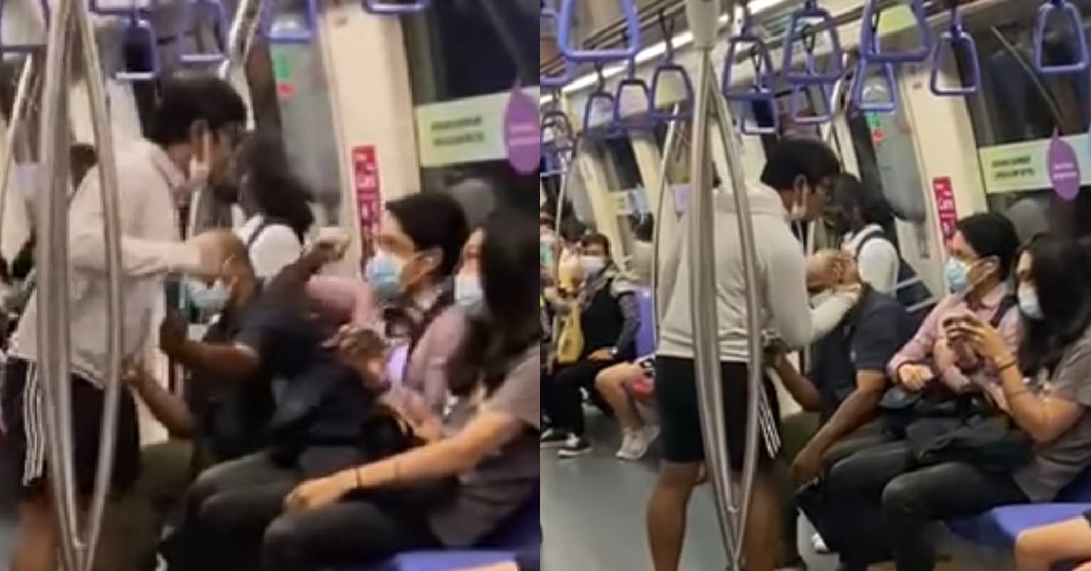 CRAZY BOY IN MRT SHOUTING "I'M A MESSAGE FROM GOD, UNDERSTAND!"
