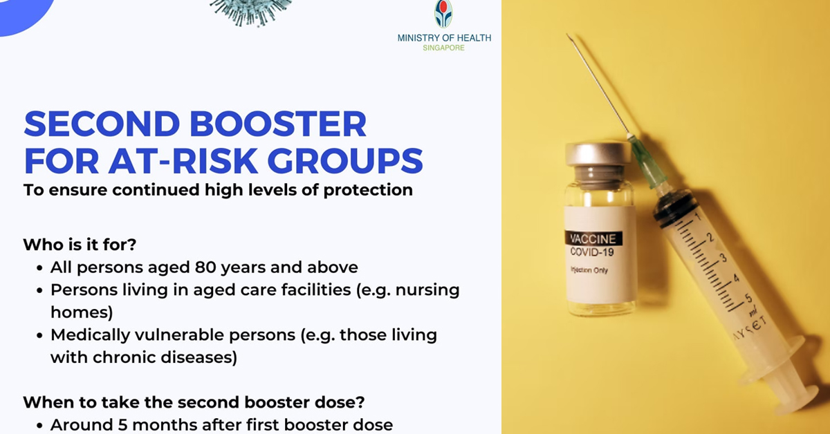 MULTI-MINISTRY TASK FORCE RECOMMENDS 2ND BOOSTER FOR 80 Y.O AND ABOVE