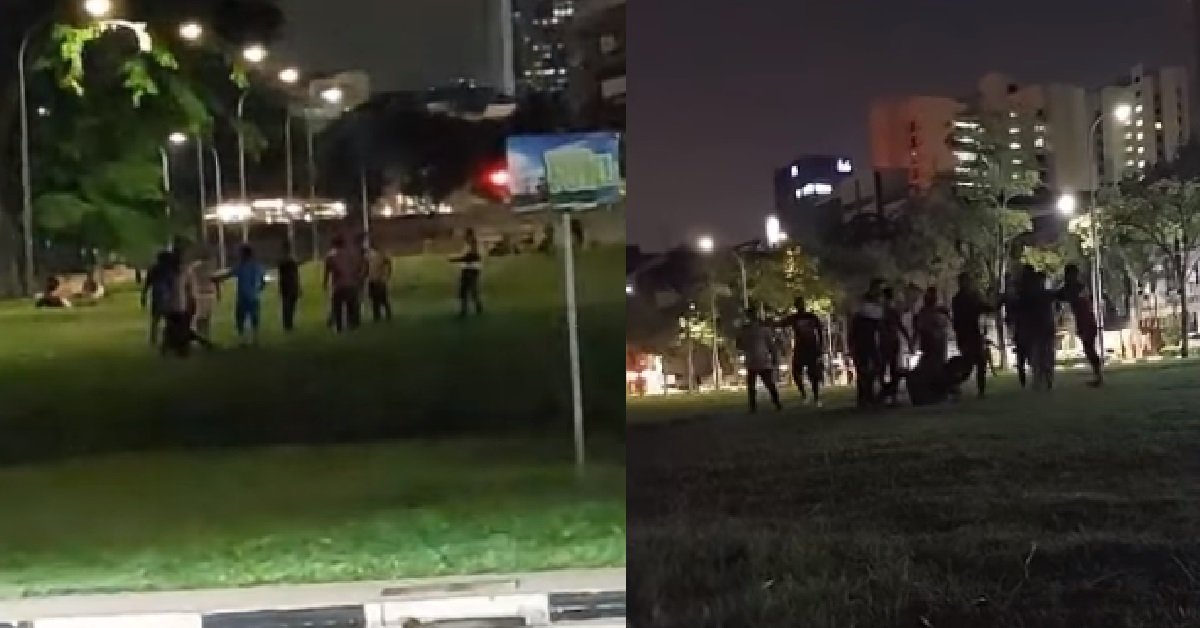 HUGE FIGHT AT HAMPSHIRE ROAD, WWE ROYAL RUMBLE S'PORE VERSION