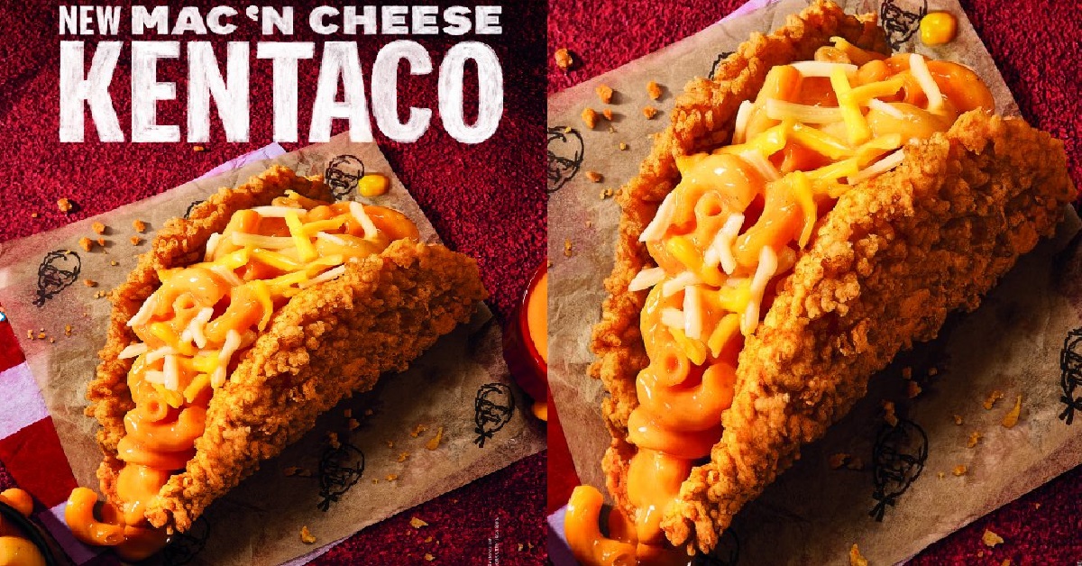 KFC S'PORE SELLING "MAC N CHEESE KENTACO" FROM 27 APRIL