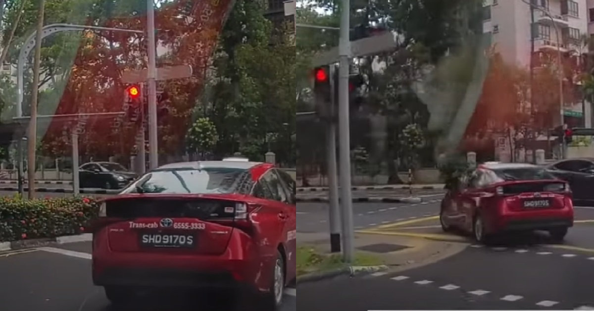 TAXI DRIVER BEATS RED LIGHT BECAUSE TIME WAITS FOR NO MAN