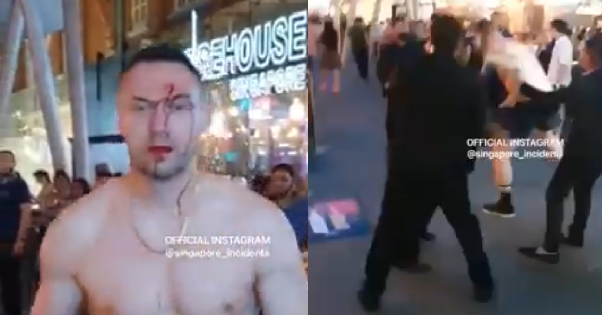 ANG MOH SEEN IN VIRAL VIDEO COVERED IN BLOOD, WAS ALLEGEDLY ASSAULTED