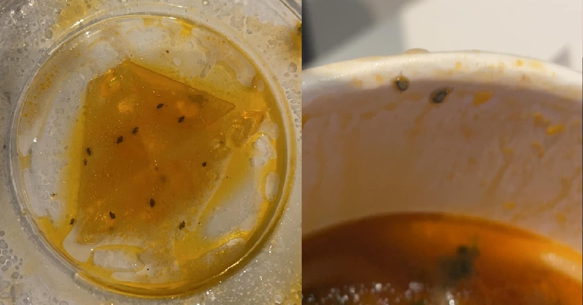 WOMAN BOUGHT SHI LI FANG MALA TANG, FINDS MORE THAN 10 INSECTS INSIDE