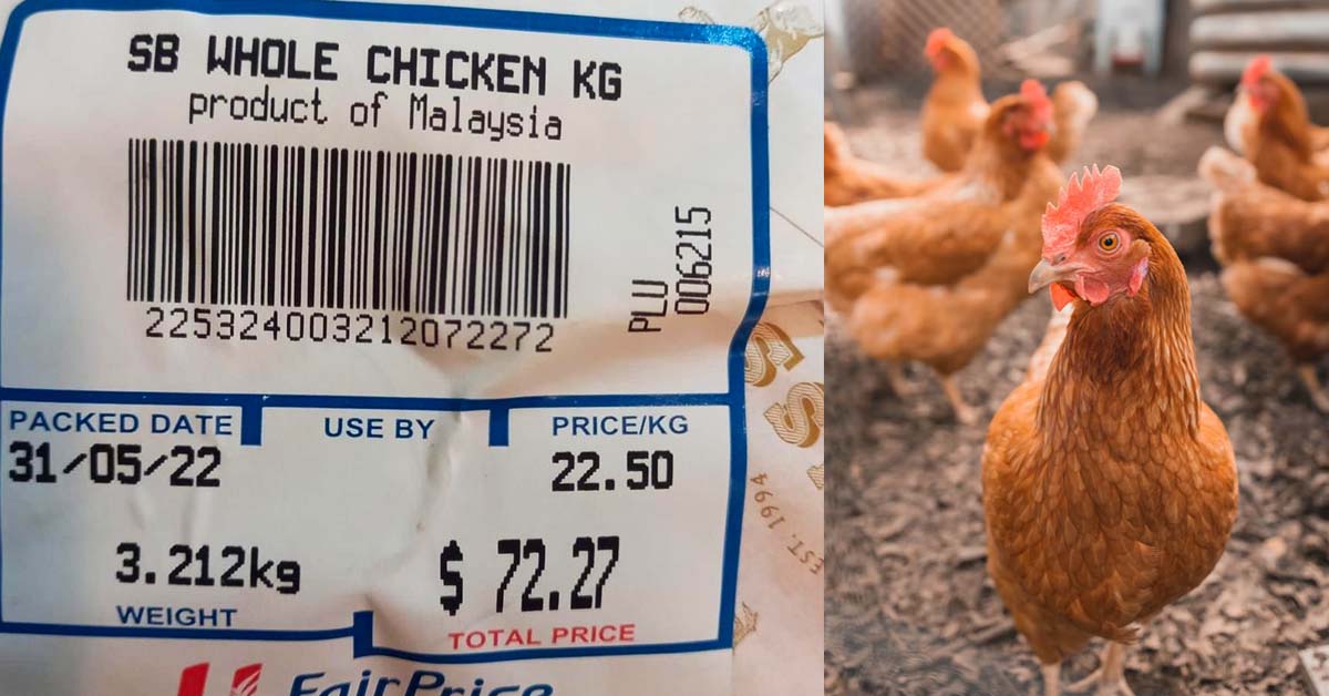 NTUC FAIRPRICE CLARIFIES ON CHICKEN THAT COST OVER $70