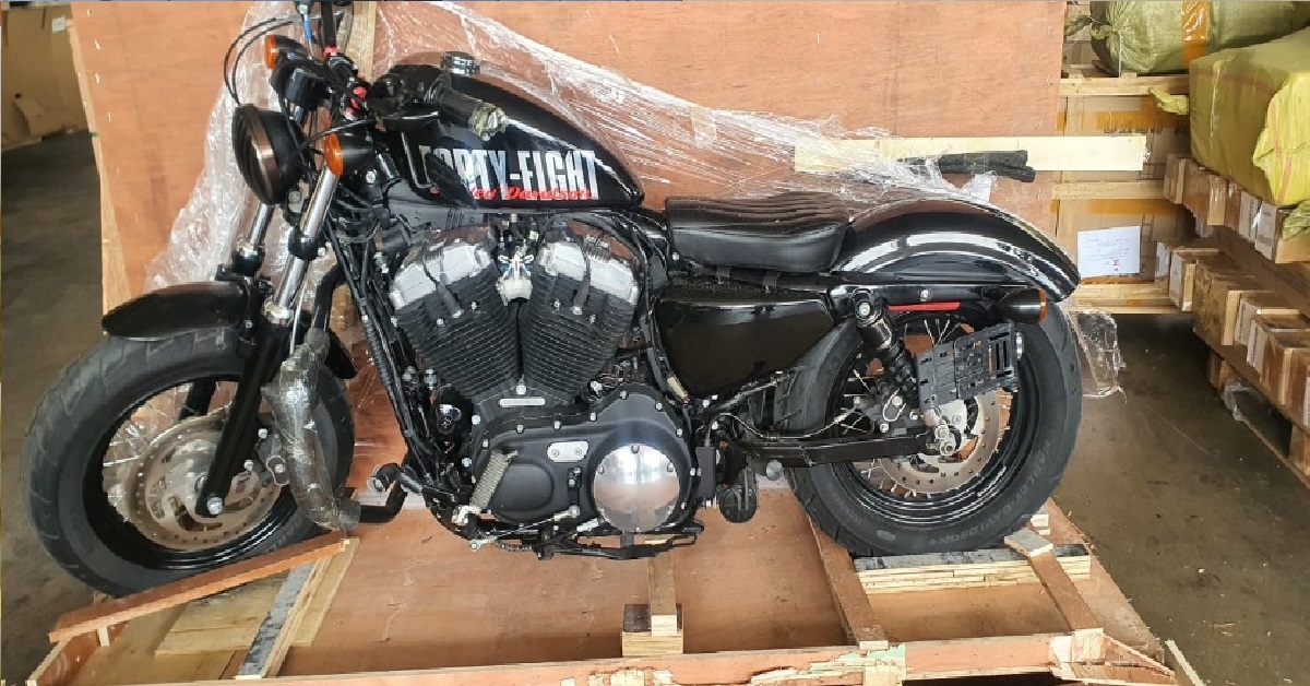 CONSIGNMENT DECLARED AS "BICYCLE", ICA OFFICERS OPENS IT & FINDS MOTORCYCLE
