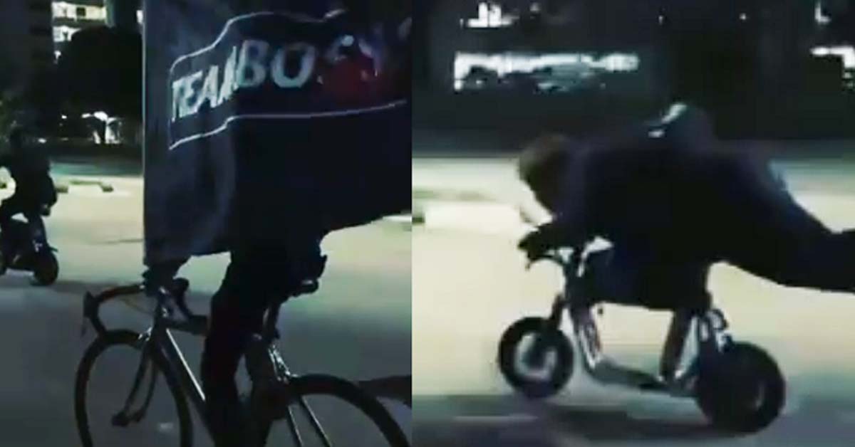 PMD GROUP RIDES LIKE "MOSQUITO BIKE" SUPERMEN POSITION