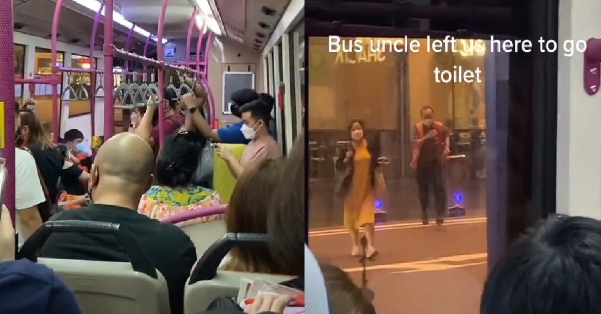 BUS DRIVER CAN'T TAHAN ANYMORE, STOP BUS TO GO TOILET - HE IS HUMAN ...
