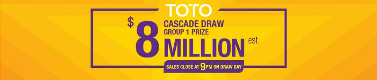TOTO PRIZE POOL EXPECTED TO HIT OVER $10M ON THURSDAY
