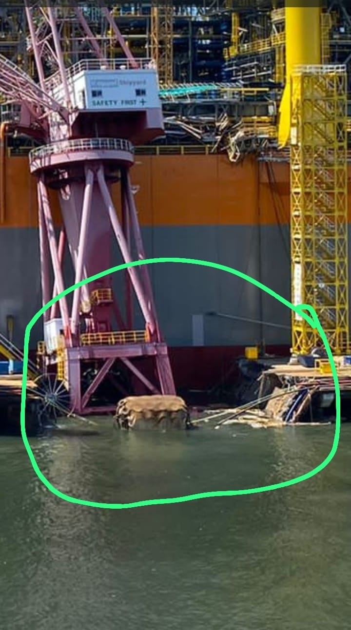 1 WORKER MISSING AT SEA AND 4 INJURED, AFTER CONCRETE PIER COLLAPSES AT ...