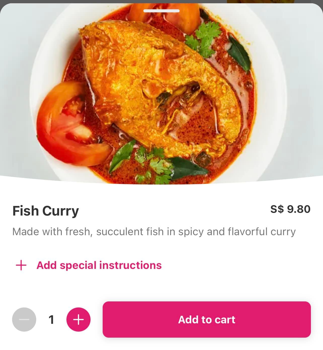 MAN PAID $9.80 FOR FISH CURRY, BUT HIS ORDER CAME WITH CURRY ONLY, NO FISH
