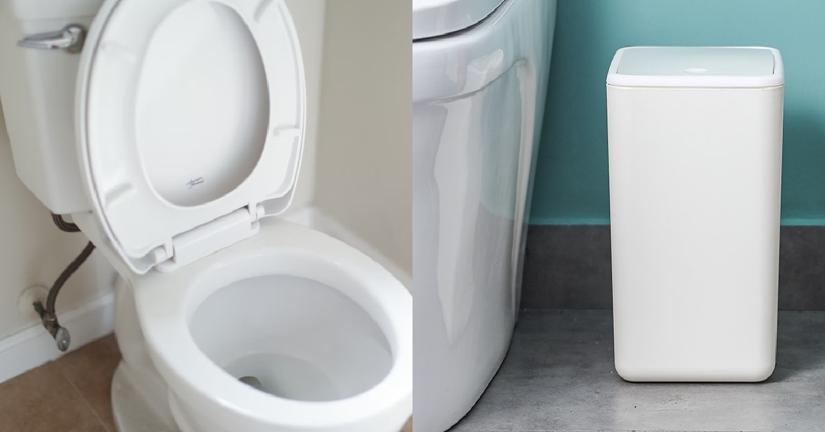 MAN'S ROOMMATE PANGSAI ALREADY, THROWS "USED" TOILET PAPER INTO TRASH BIN
