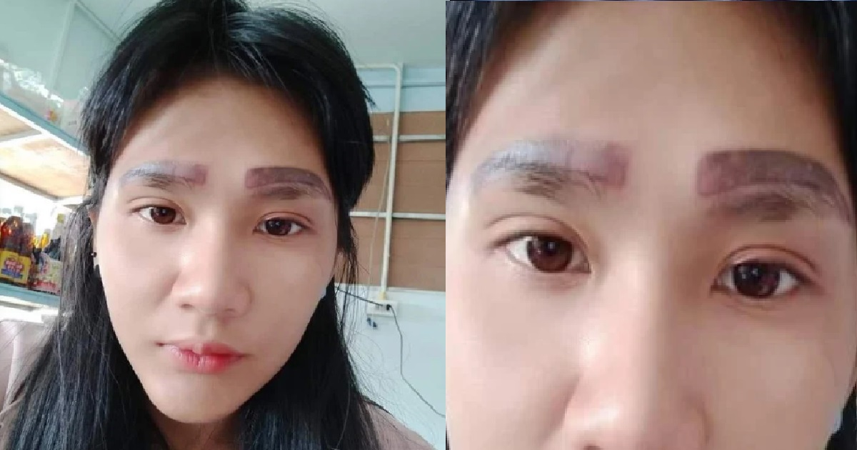 WOMAN'S EYEBROW TATTOO WENT WRONG, END UP WITH 4 EYEBROWS & DON'T DARE ...