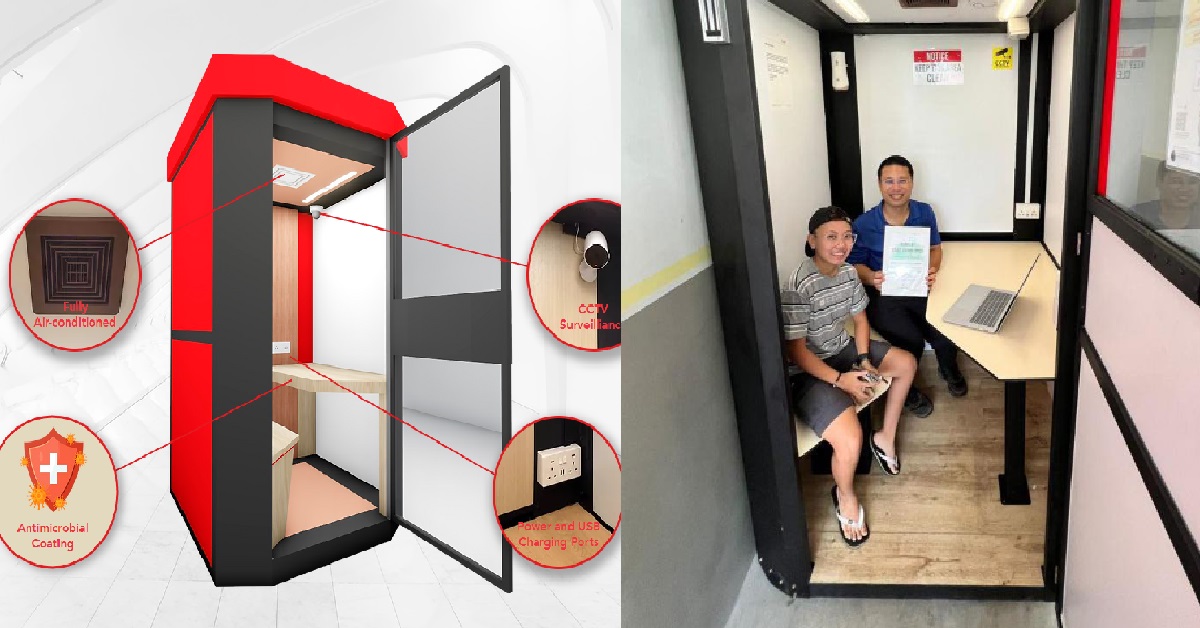STUDY/WORK PODS WITH AIRCON INSTALLED AT BOON LAY & JURONG WEST HDB ...